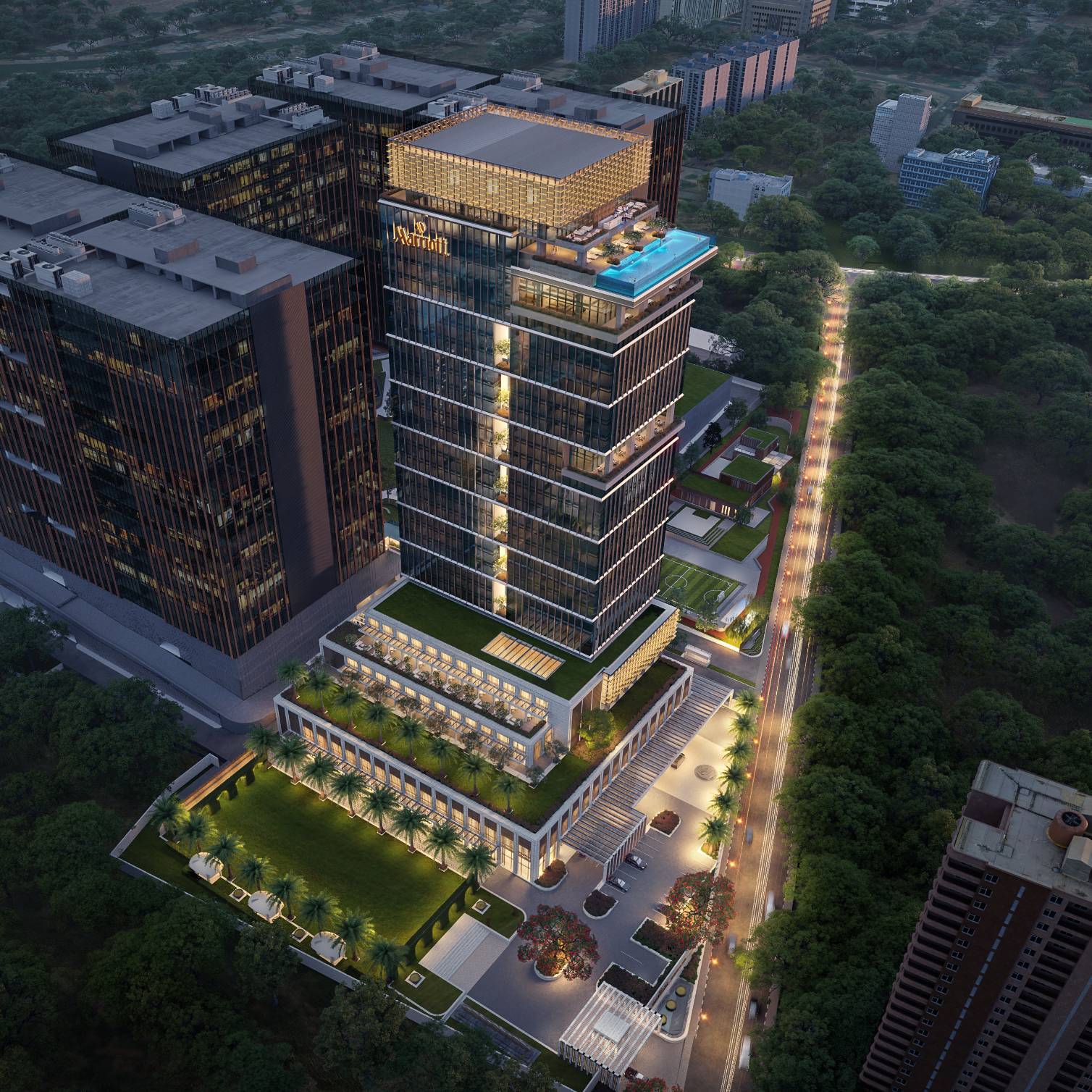 Marriott Hotel, Pune | Projects | SCSY Studio